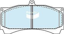 Brake Disc Pad Set Bendix DB1933 SRT For HOLDEN COMMORDORE VX VY 5.7 6 – The Car Parts Shop