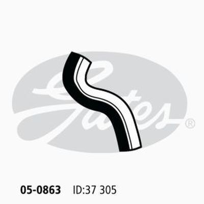 Radiator Hose Upper Gates 05-0863 for Toyota Land Cruiser HDJ78 SUV TD ...