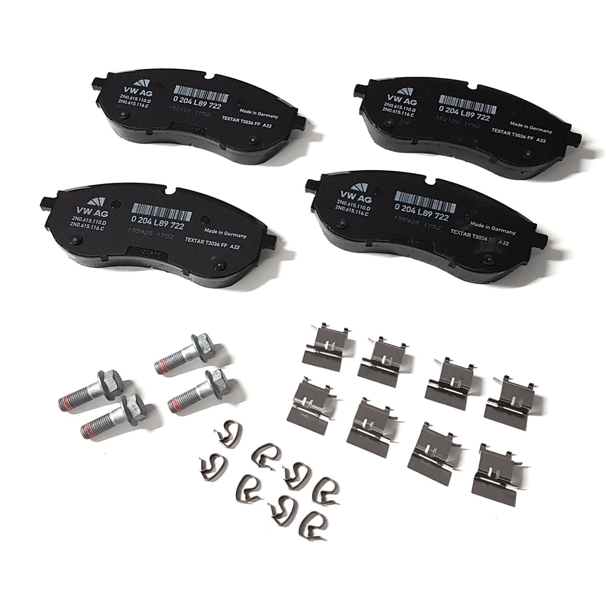 Brk Lining 2N0698151B for Volkswagen – The Car Parts Shop