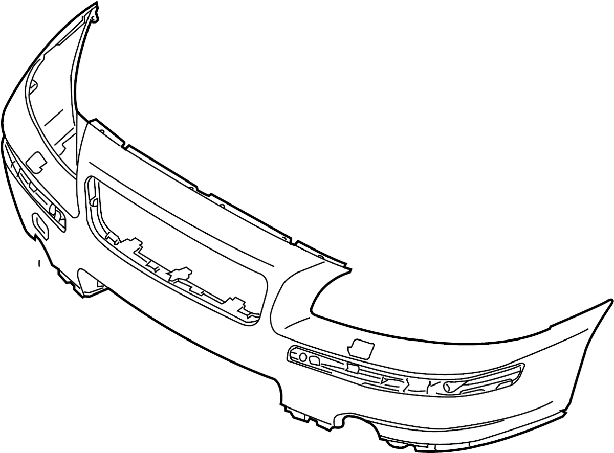 Bumper Bar cover Front 51115A61946 For BMW – The Car Parts Shop