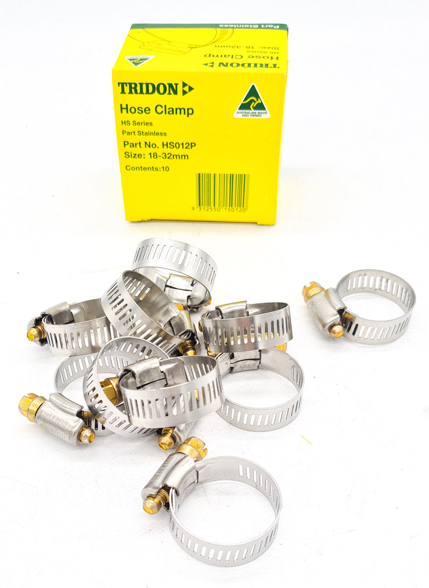 Radiator Cooling Hose Clamp 18 mm -32 mm Tridon HS012P Box of 10 – The ...