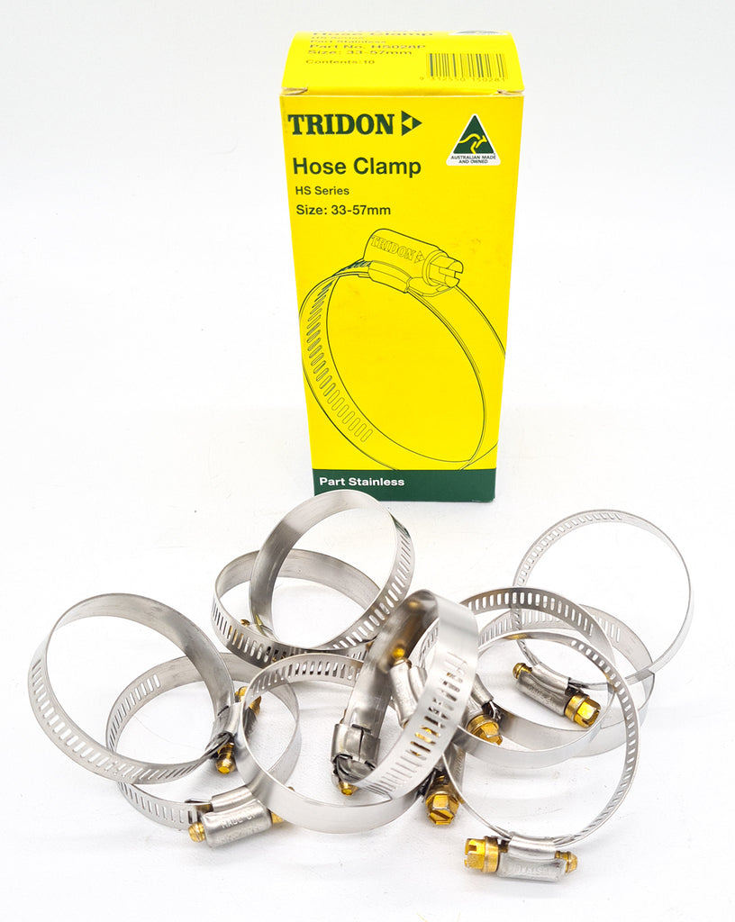 Radiator cooling Hose Clamp 33mm - 57 mm Tridon HS028P Box of 10 – The ...