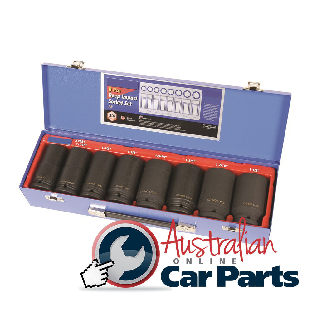 DEEP IMP Socket SET 8Piece 3/4 AF K2081 – The Car Parts Shop