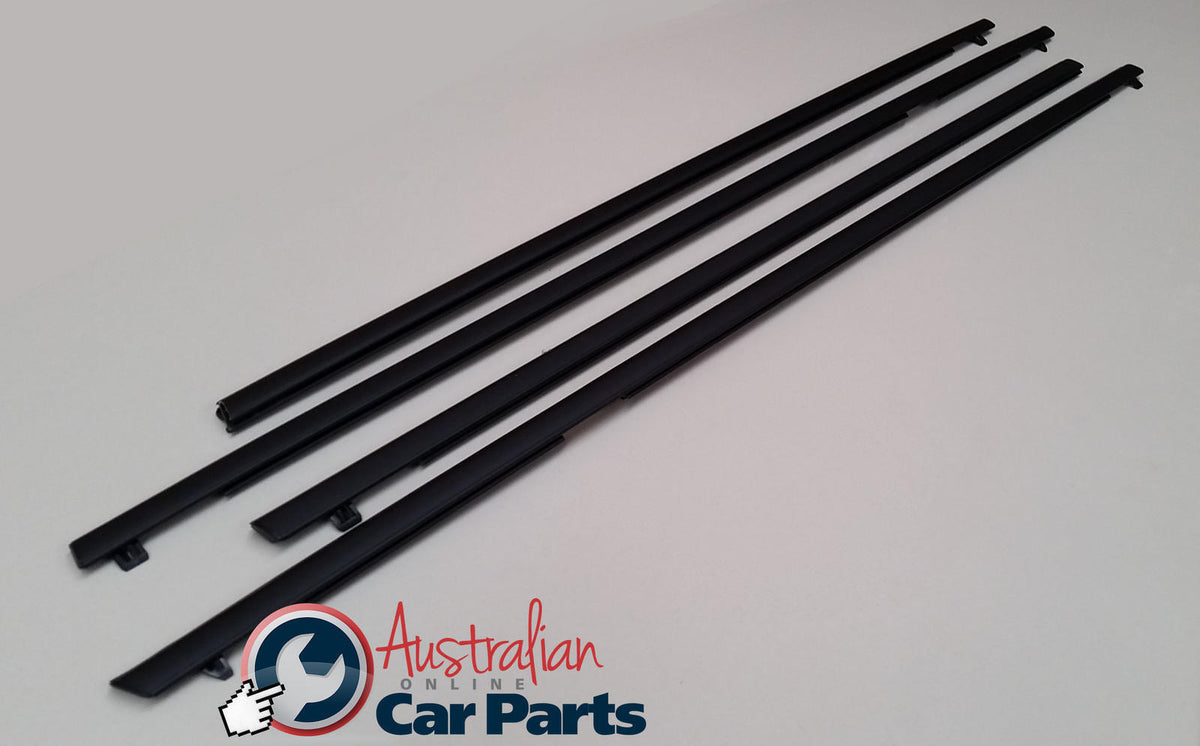 Black Door Window Belt Mould Set Genuine for Holden Wagon Commodore VE ...