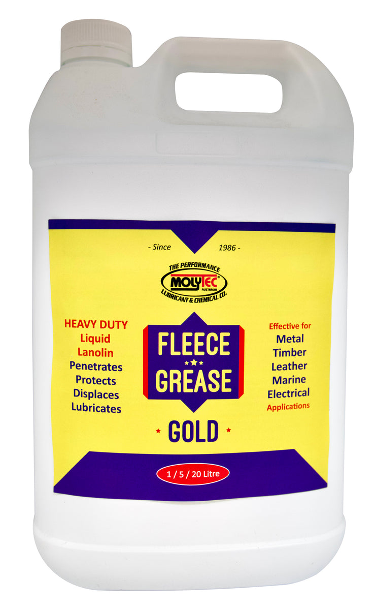 Molytec Fleece Grease Gold Extra Strength Lubricant for Heavy Duty App ...