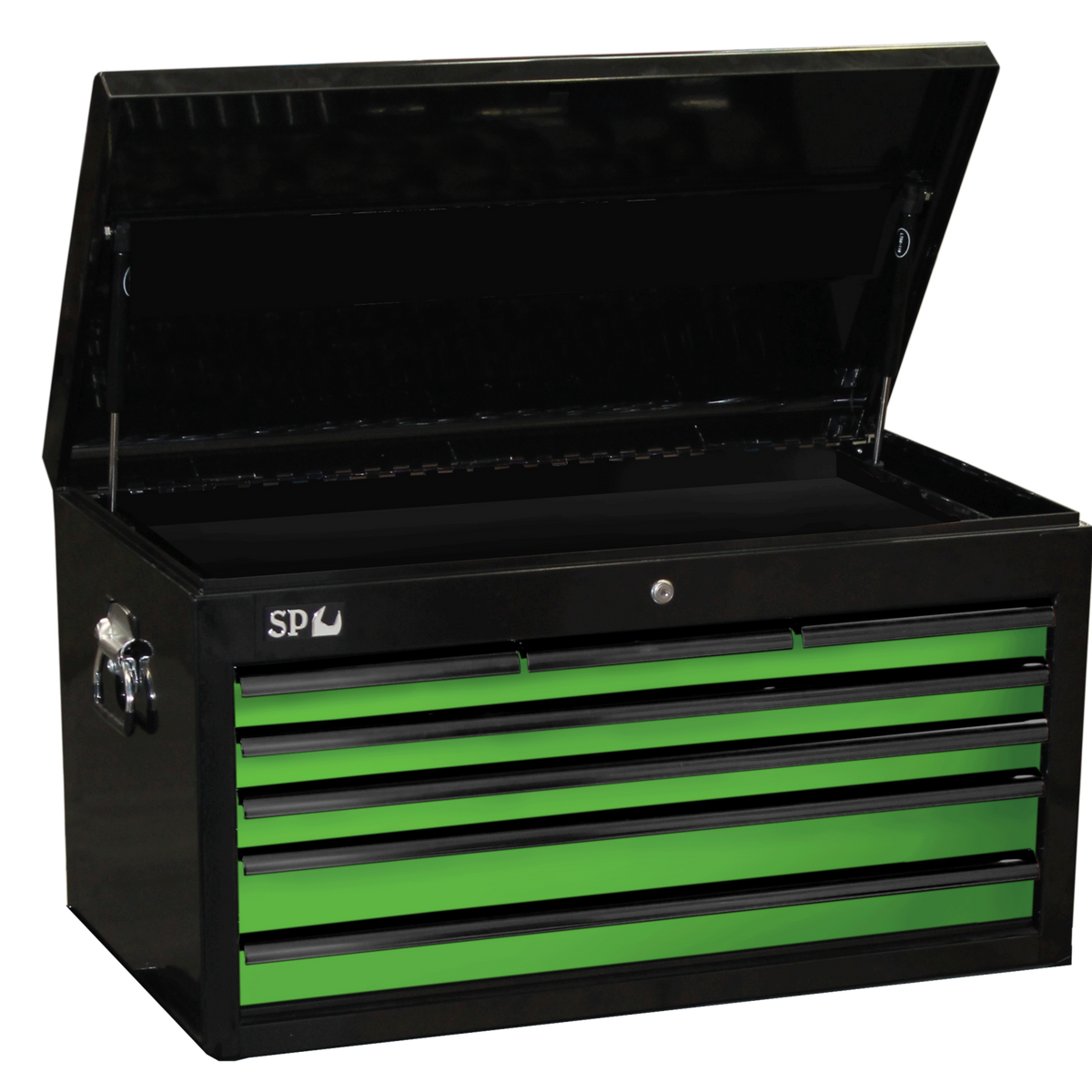 SP Tools Tool Box Black/Green 7 Drawer Custom Sumo SP40122 – The Car ...