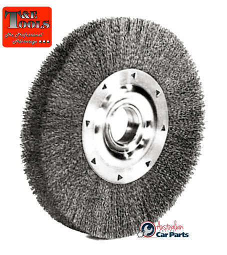 Heavy Duty Wire Wheel (8") T&E Tools 1738 – The Car Parts Shop