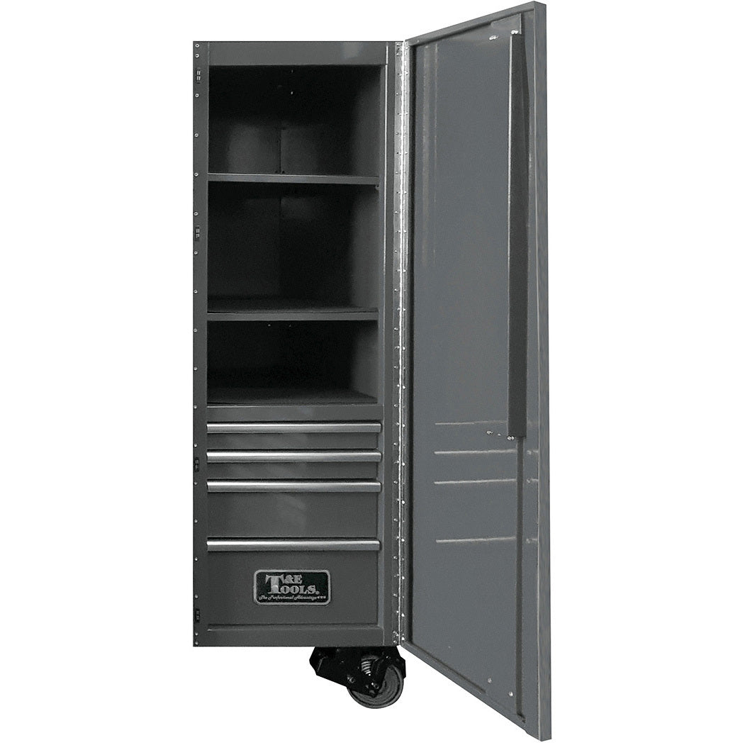 Side Tool Cabinet 76" Godfather 4 Drawer Right Hand Side Toolbox Black ...