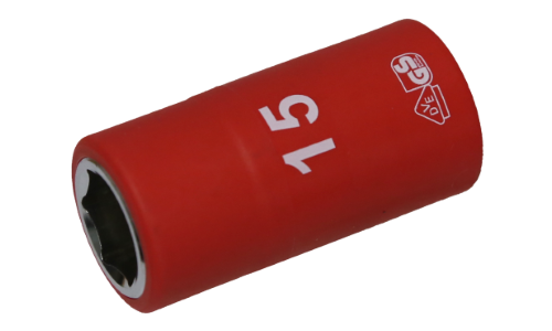 15mm x 1/2"Dr. 6Pt VDE Insulated Socket T&E Tools IS26152 – The Car ...
