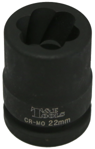 No.T4522 - 22mm x 3/4"Drive Impact Twist Socket, – The Car Parts Shop