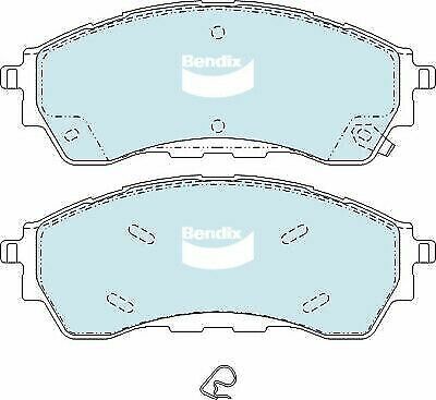 Brake Disc Pad Set Bendix DB2379 4WD For FORD Everest UA UAII TDCi 4WD ...