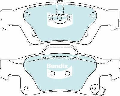 Brake Disc Pad Set Rear Bendix DB2217 4WD For JEEP Grand Cherokee WK2 ...