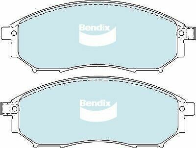 Brake Disc Pad Set Front Bendix DB1696 4WD For INFINITI NISSAN RENAULT ...