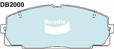 Brake Disc Pad Set Bendix DB2000 HD For TOYOTA DYNA HIACE REGIUS – The ...