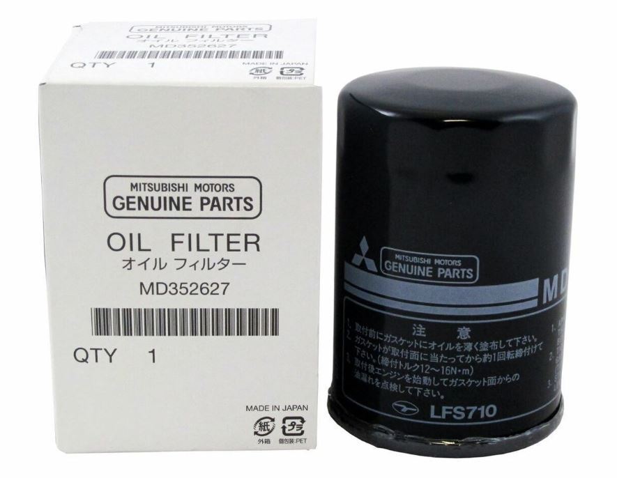 Oil Filter Genuine Mitsubishi MD352627 MQ MR Triton ASX Lancer Colt Mi ...